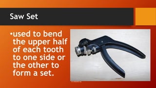 Classification of Hand Tools - PART 3 | PDF