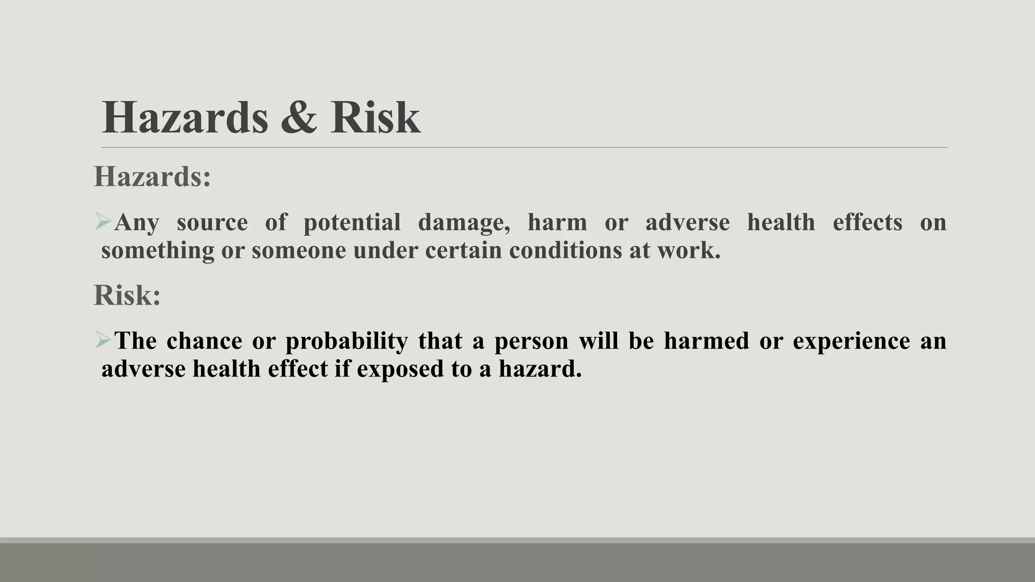 Classification of health hazards | PPTX