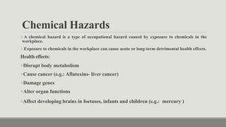 Classification of health hazards | PPTX
