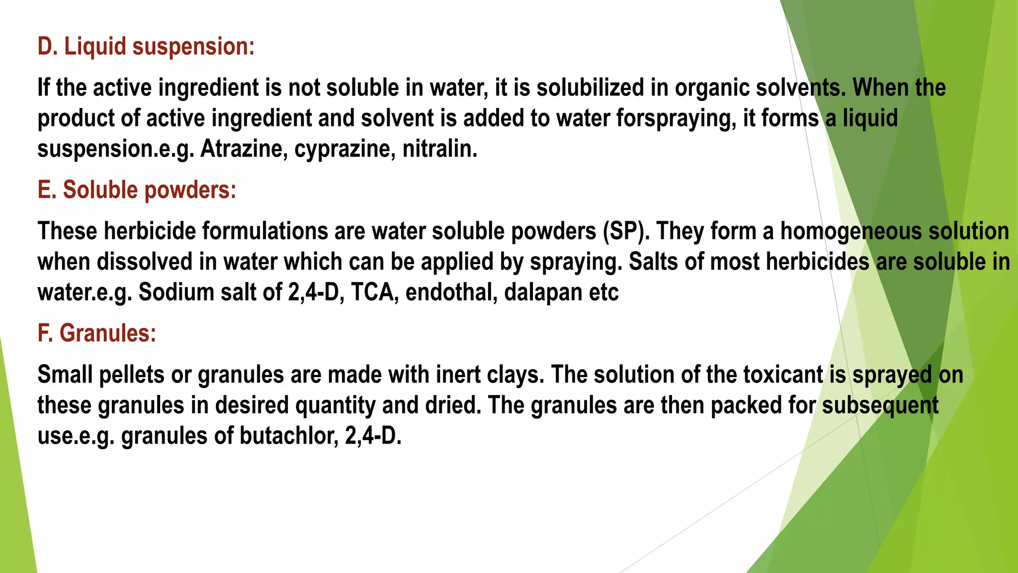 Classification of herbicides | PPTX