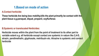 Classification of herbicides | PPTX