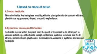 Dr T Meera (Plant Pathology) - Classification of Herbicides.pdf