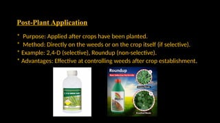 Classification of Herbicides - Based on application methods ppt.pptx