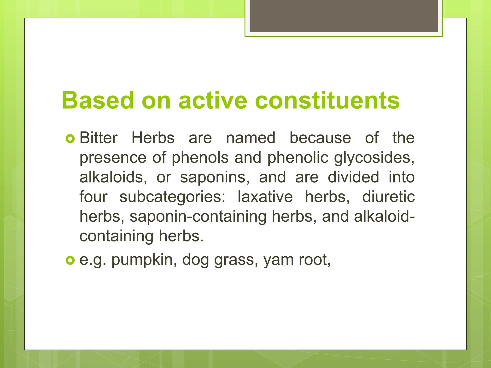 Classification of Herbs By Dr.M.Jothimuniyandi | PPTX