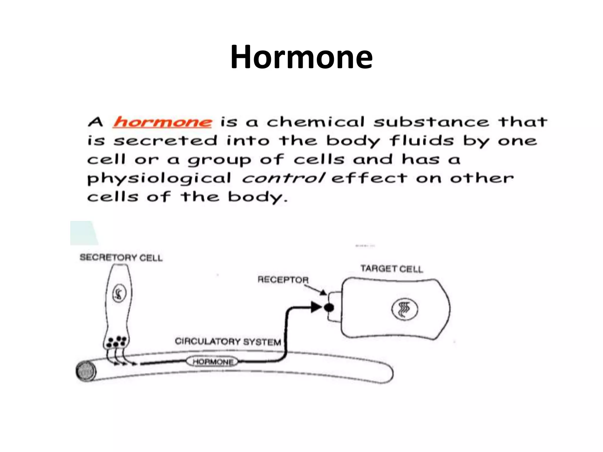 ENDOCRINE SYSTEM (Classification of hormones -4 Types) | PPTX