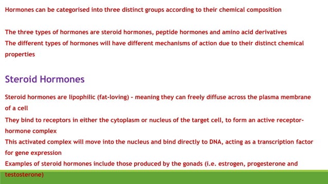 classification of hormones.pptx | Hormonal Disorders | Endocrine and ...
