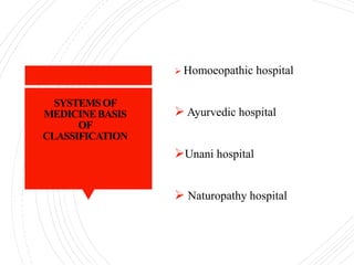 Classification of hospital ashmi | PPTX