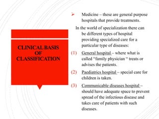 Classification of hospital ashmi | PPTX
