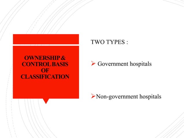 Classification of hospital ashmi | PPT