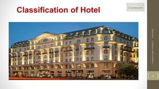Classification of hotel | PPTX