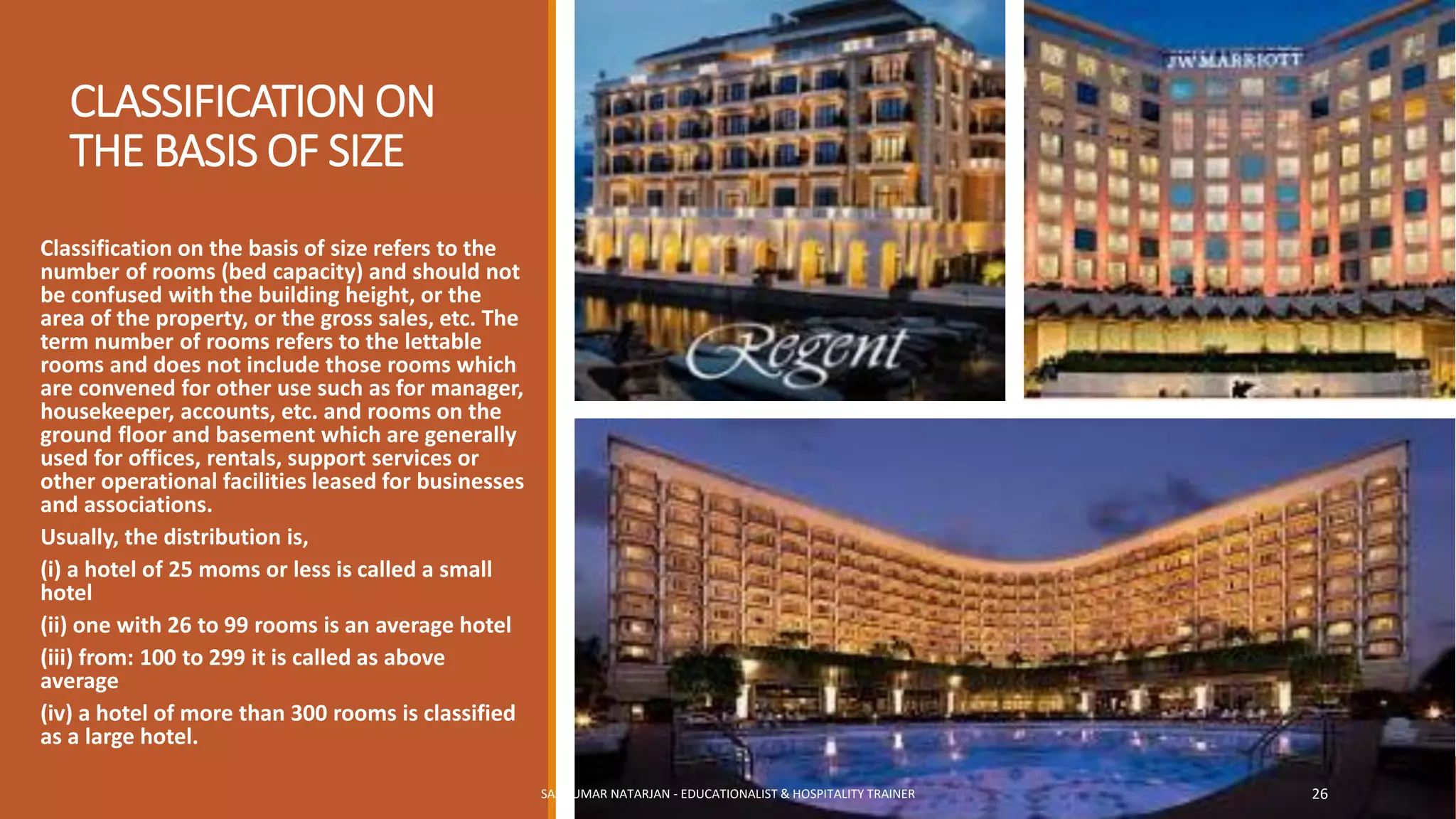 Classification of Hotel | PDF