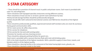 Classification of Hotel | PDF