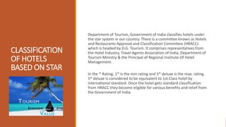 Classification of Hotel | PDF