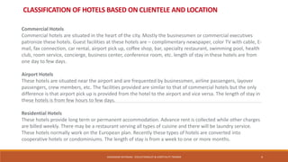 Classification of Hotel | PDF