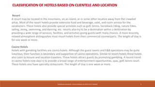 Classification of Hotel | PDF