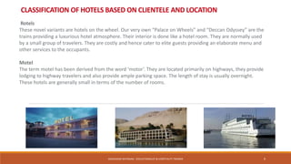 Classification of Hotel | PDF