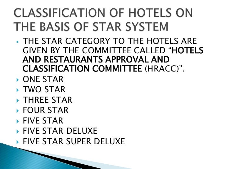 Hotel Grading System
