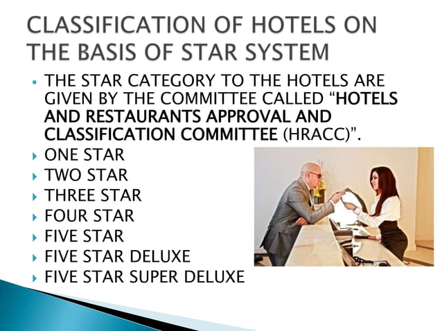 Classification of hotels | PPT