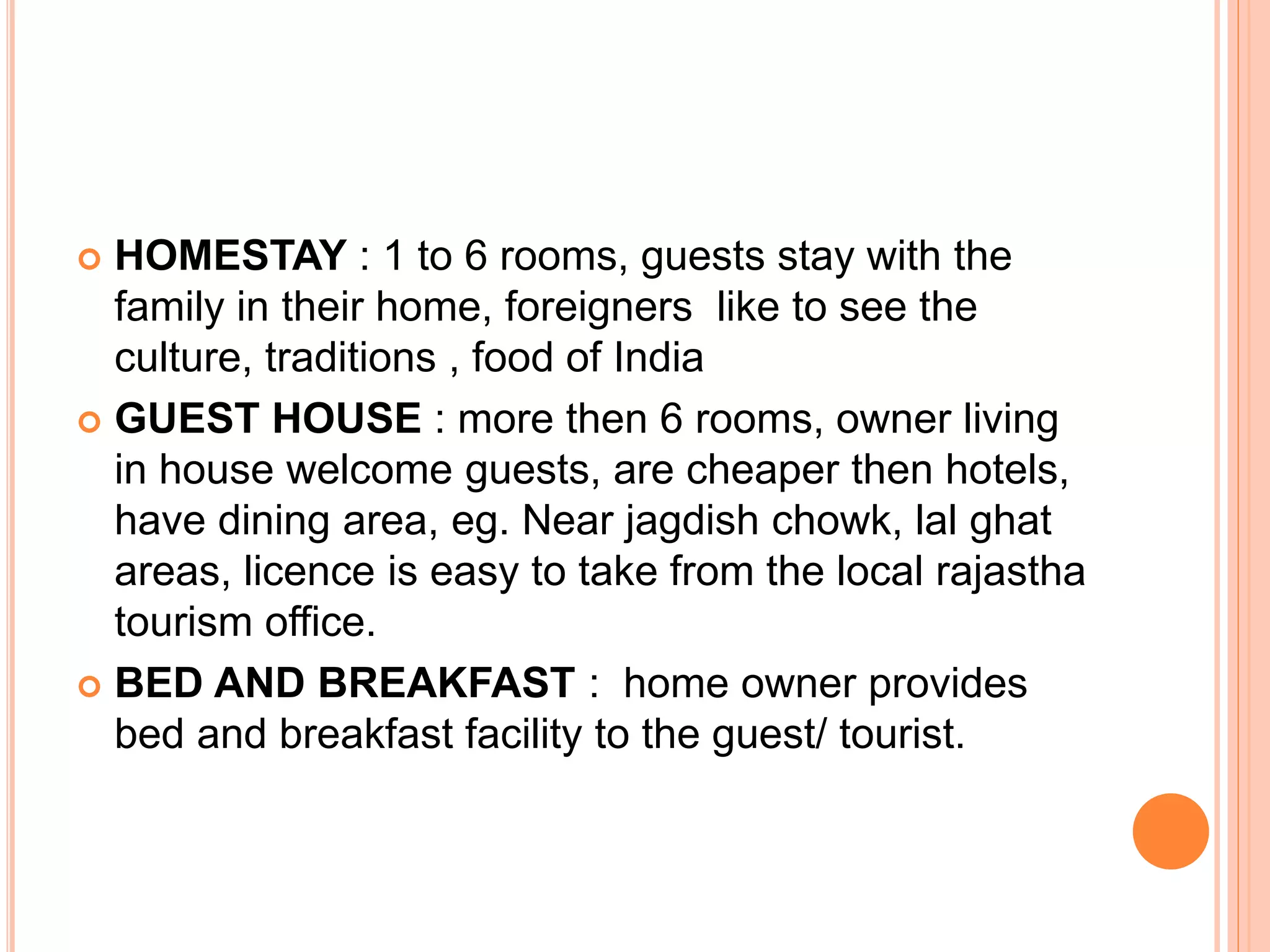 Classification of hotels | PPTX