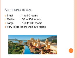 Classification of hotels | PPTX