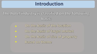 Classification of hotels. ppt | PPTX