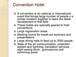 Classification of hotels | PPTX
