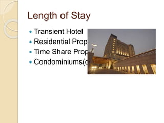 Classification of hotels | PPTX
