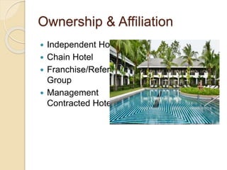 Classification of hotels | PPTX