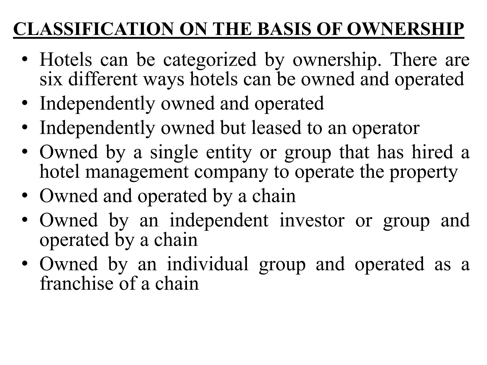 CLASSIFICATION OF HOTELS.pptx