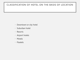 Classification of hotels.pptx