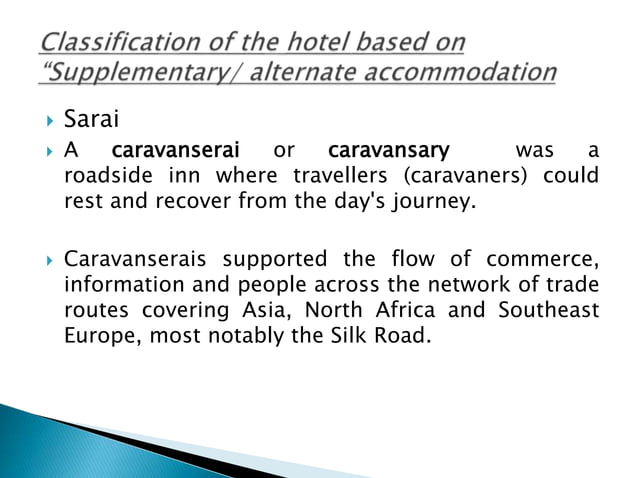 CLASSIFICATION OF HOTELS in the world.pptx