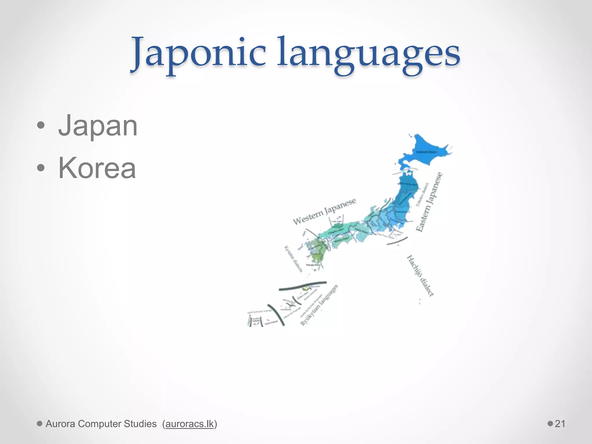 Classification of human languages | PPT