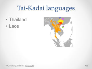 Classification of human languages | PPT