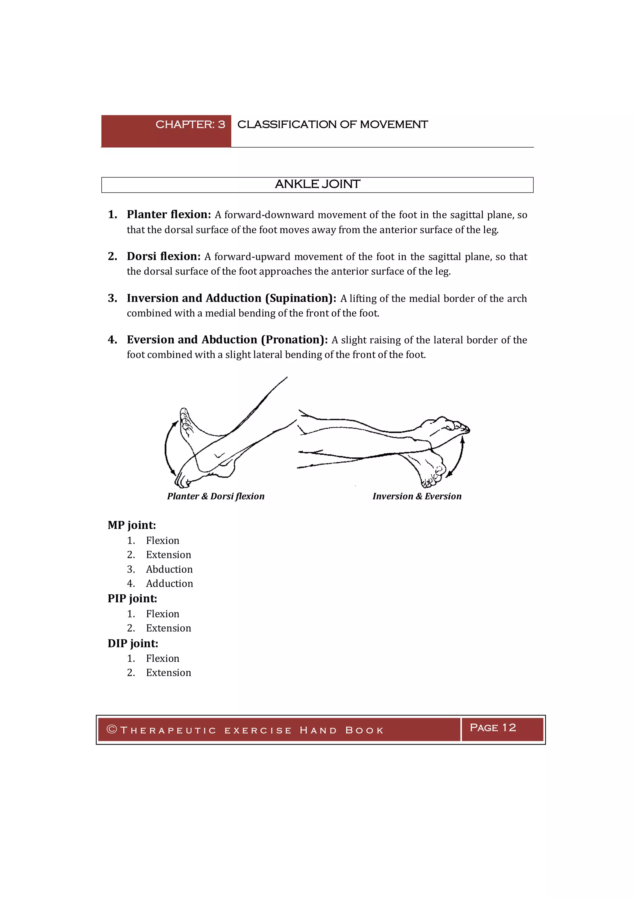 Classification of human movement | PDF