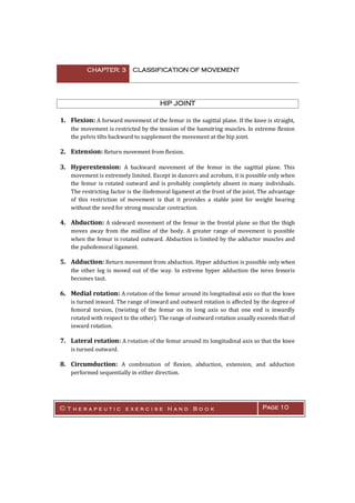 Classification of human movement | PDF