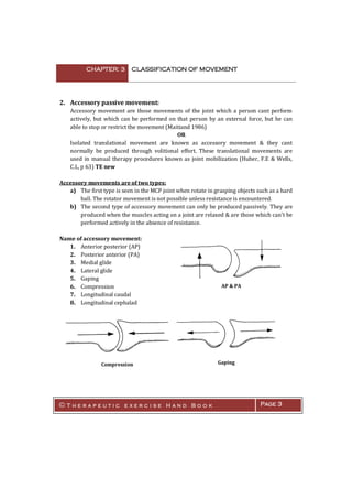 Classification of human movement | PDF