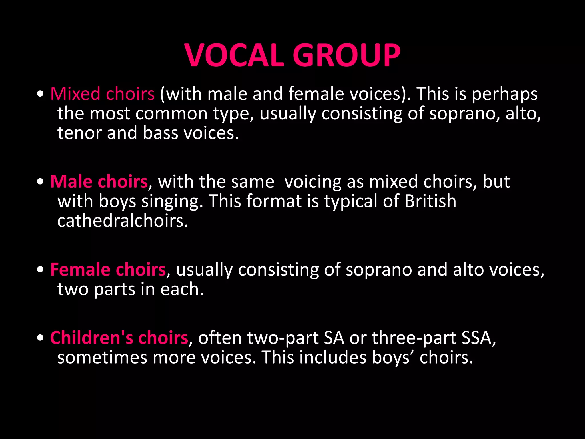 Classification of human voice | PDF