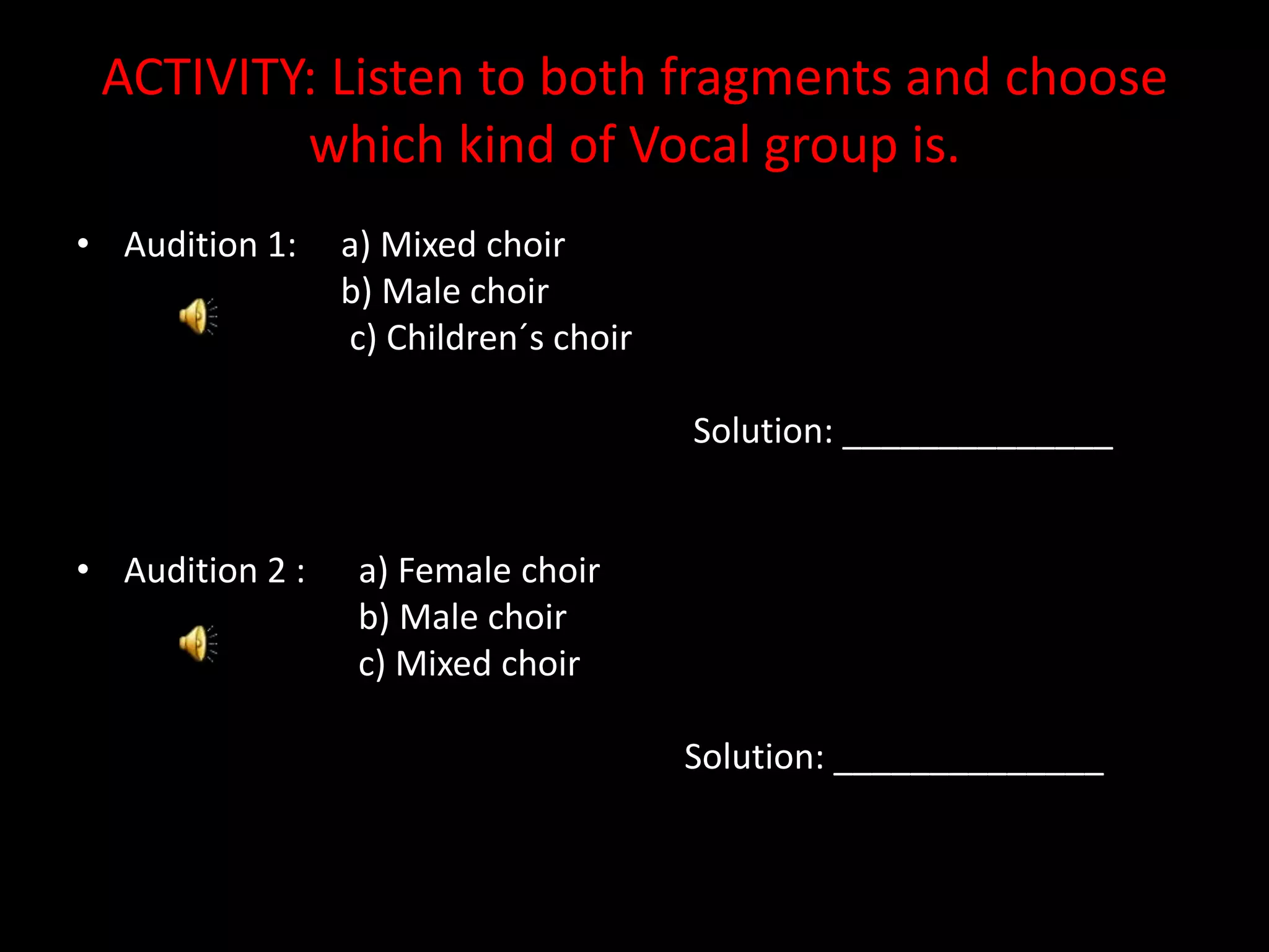 Classification of human voice | PPTX
