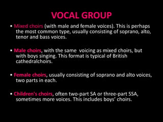 Classification of human voice | PPTX
