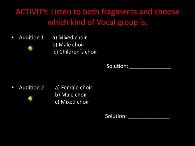 Classification of human voice | PPTX