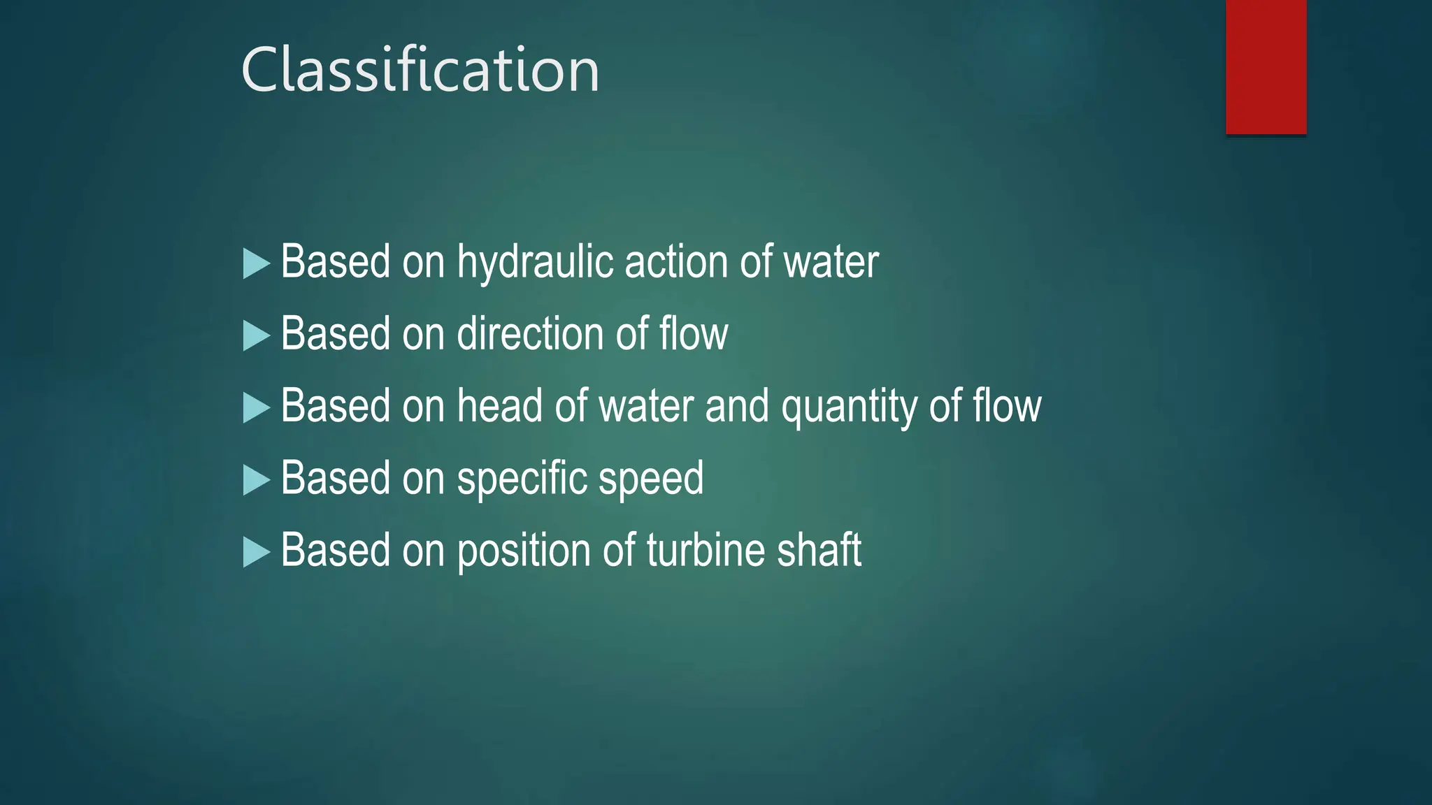 Classification of hydraulic turbine 1.pptx
