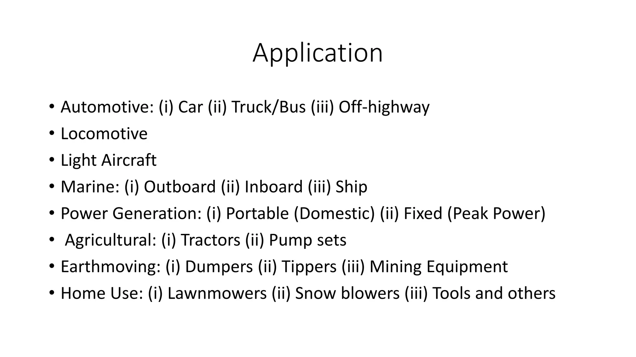 Classification of ic engine(ice) | PPTX