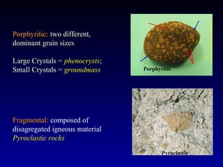 Classification of igneous rocks | PPT