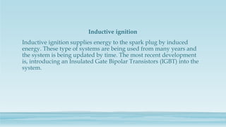 Classification of Ignition System | PPTX