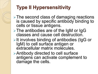 Classification of immune injuries or hypersenstivity reactions or ...