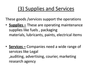 Classification of industrial product | PPTX