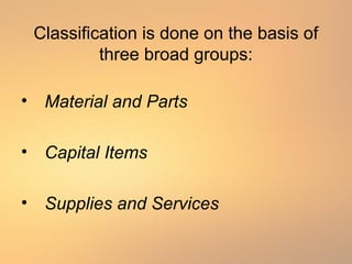 Classification of industrial products | PPT