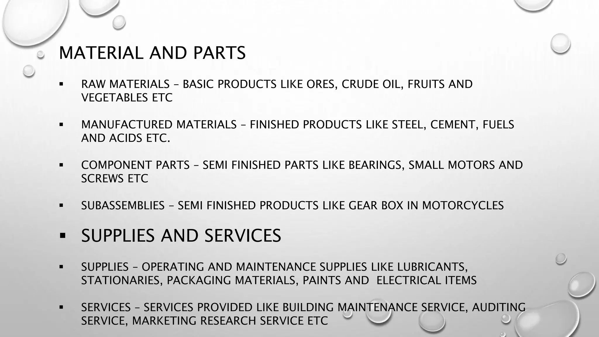 Classification of industrial products and services | PPTX