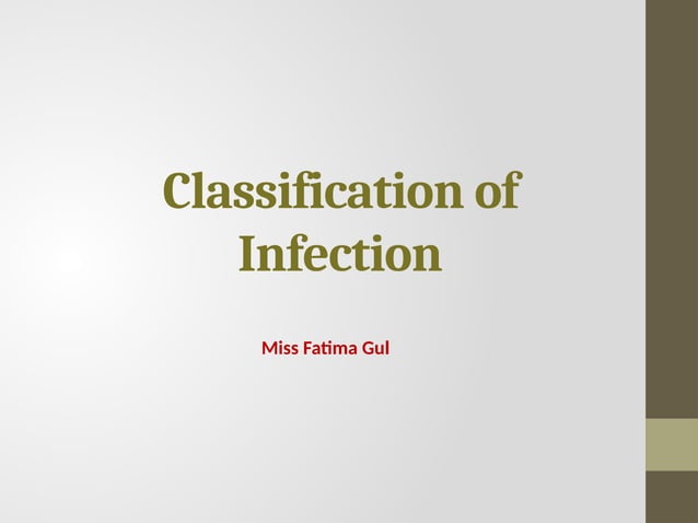 classification of infection and prevention.pptx