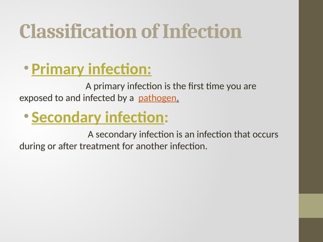 classification of infection and prevention.pptx